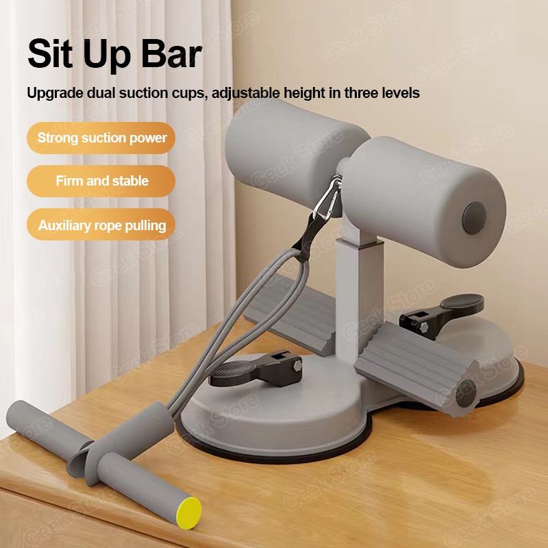 [Upgrade] Home Gym Double Suction Sit-Up Assistant Bar, Exercise ...