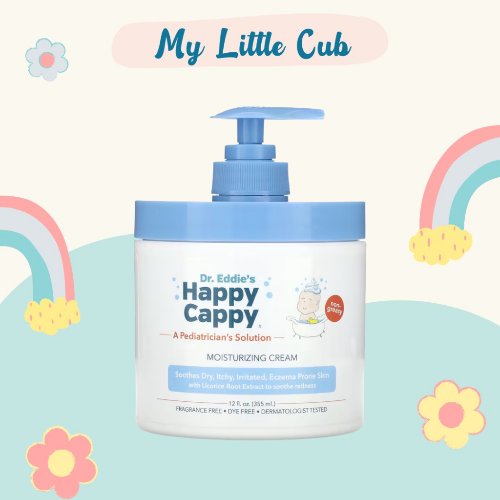 Happy Cappy, Moisturizing Cream, Fragrance Free, 12 fl oz (355 ml ...