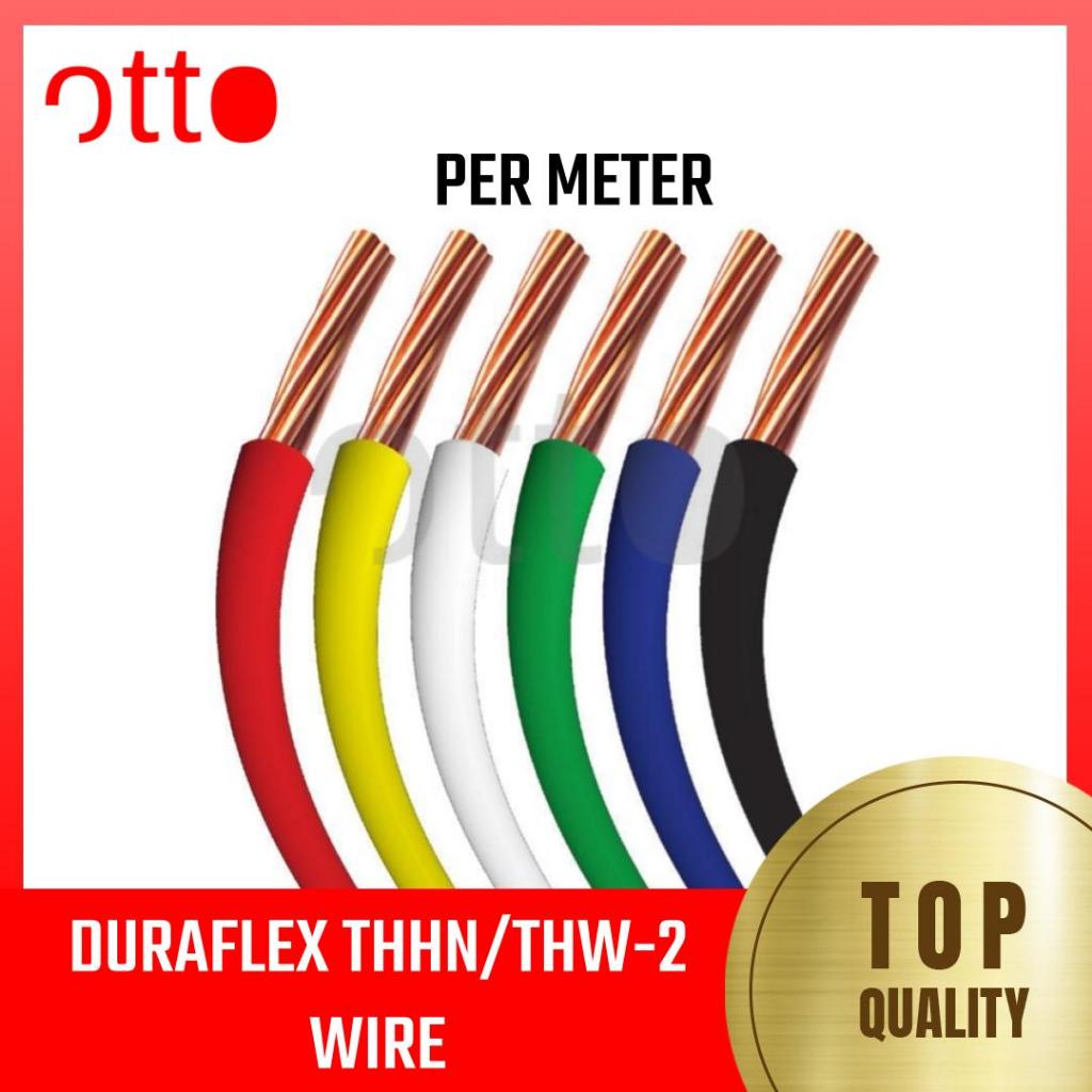Duraflex THHN/THW-2 Wire 3.5mm2 12 AWG - 150M per box (Color: Black Red Green Yellow) | Shopee ...