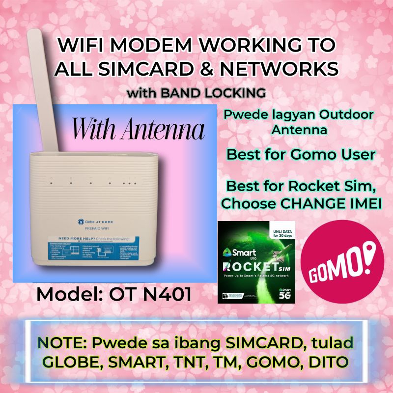 OPENLINE OT N401GLOBE AT HOME PREPAID WIFI | Shopee Malaysia