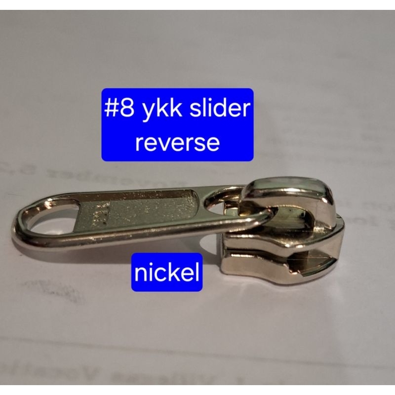 8 ykk slider reverse sold per 50pcs and 100pcs | Shopee Malaysia