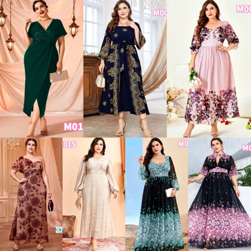T015 / T010 / T1756 / T003 / T005 / T013 / T011 Casual maxi plus size ...
