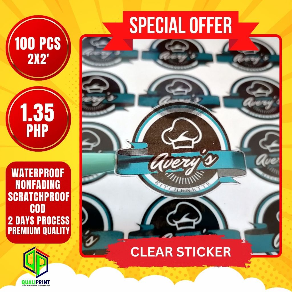 PISO PRINT STICKER LABEL | | WATERPROOF PRODUCT LABELS | IN SHOPEE ...