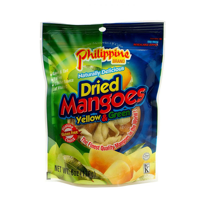 Philippine Brand Dried Mangoes Yellow & Green 170g | Shopee Malaysia