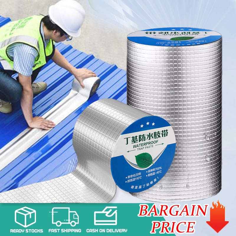 Aluminum Foil Butyl Waterproof Tape For Roof Leak Roof Sealant Wall ...