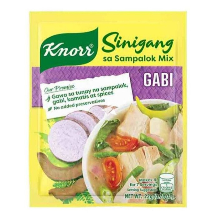 (RT) 22g x 12 sachets Sinigang Mix Knorr Tamarind Soup Mix ( GABI ...