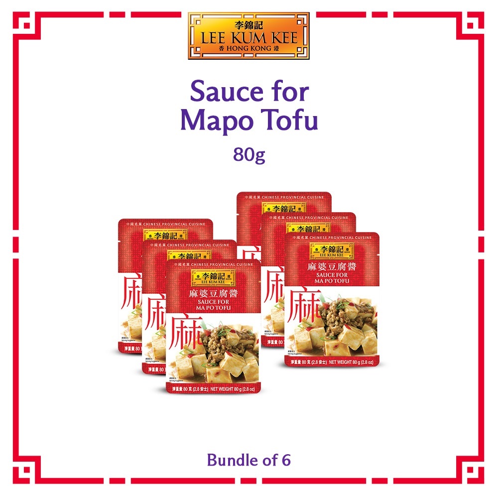 Lee Kum Kee Sauce for Mapo Tofu 80g x 6 packs | Shopee Malaysia