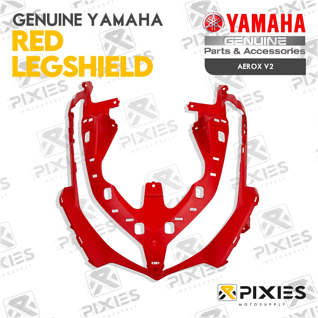 YAMAHA RED INNER LEGSHIELD FOR YAMAHA AEROX V2 | Shopee Malaysia