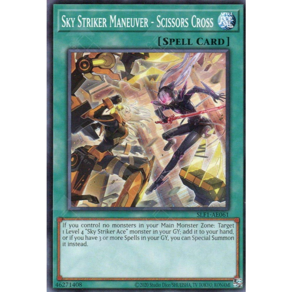 Sky Striker Maneuver - Scissors Cross | OCG-AE | SLF1-AE061 | Shopee Malaysia
