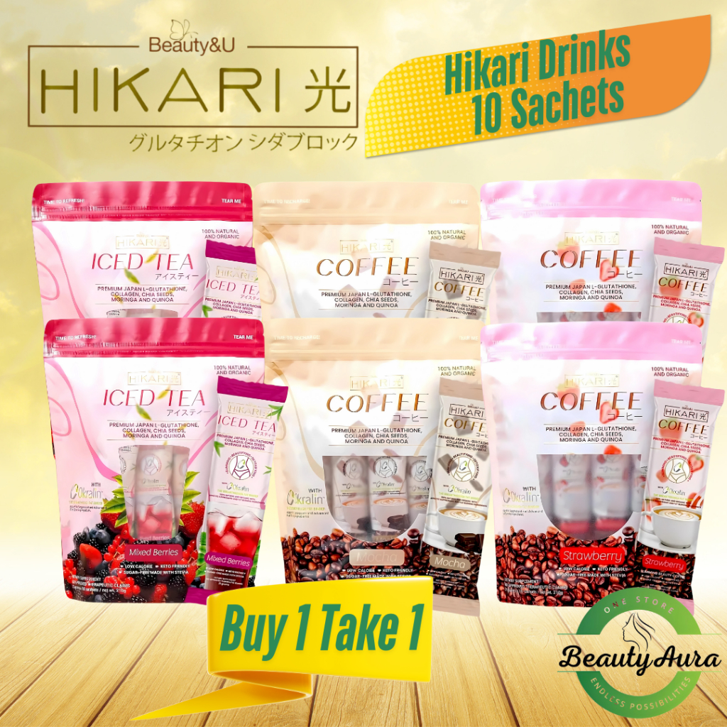 Hikari Coffee Premium Japan Glutathione, Collagen, Chia Seeds, Moringa ...
