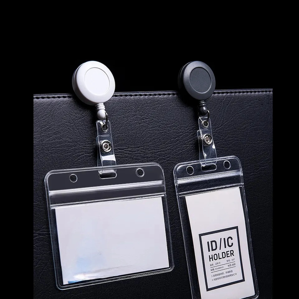 ID ROLLING Retractable Pull-out Badge ID Department Brand Badge Holder ...