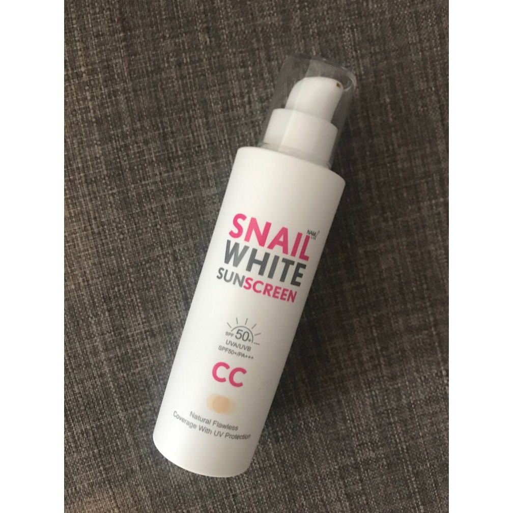 Namu Snail White Sunscreen CC SPF50 PA+++ Natural Flawless 50ml ...
