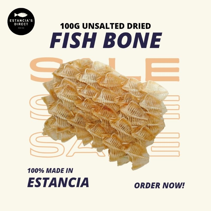 Dried Fish Bone Tocino(Sulay Bagyo) from Estancia, Iloilo - 100g, Sun ...