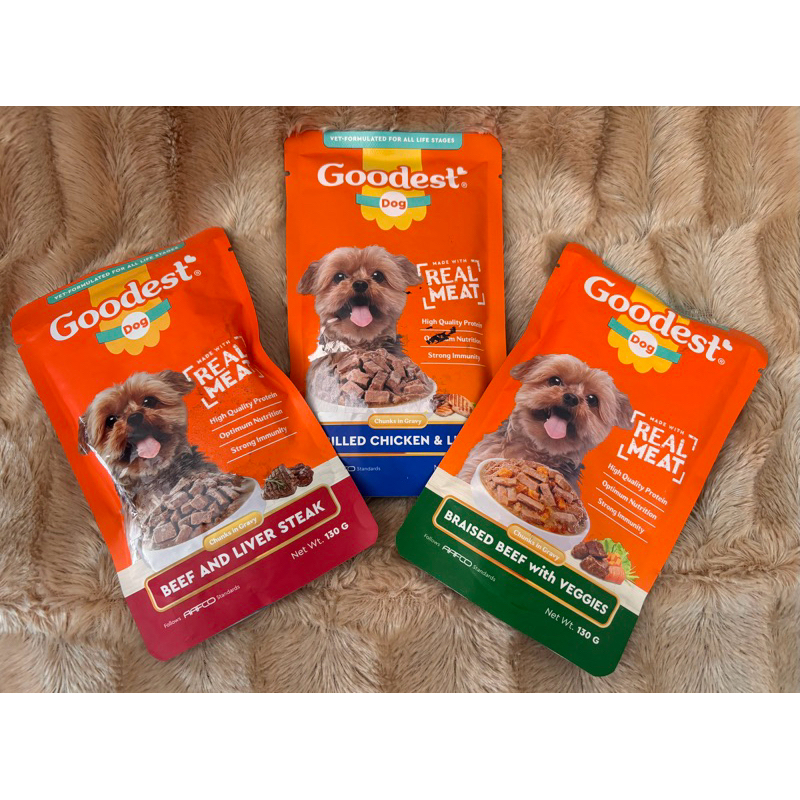 Goodest Dog Wet Food 130g (Beef,Liver,Veggies,Chicken) | Shopee Malaysia