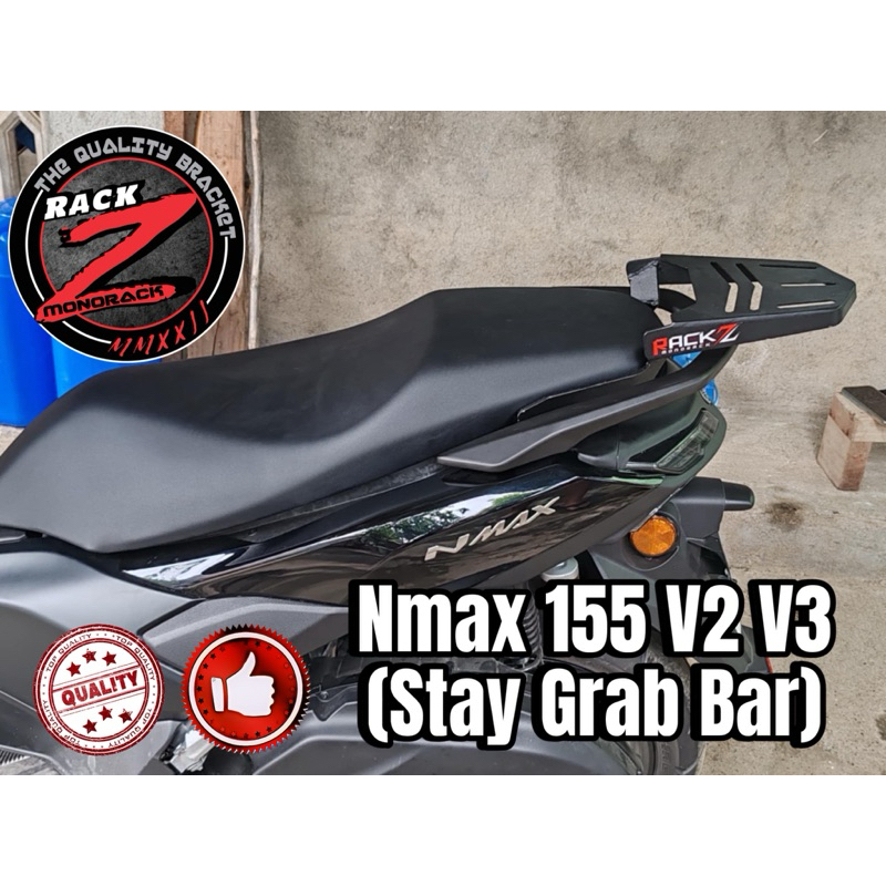 Rack Z Monorack Bracket for Yamaha Nmax V2 V3 - Plated ( Stay Grab Bar ...