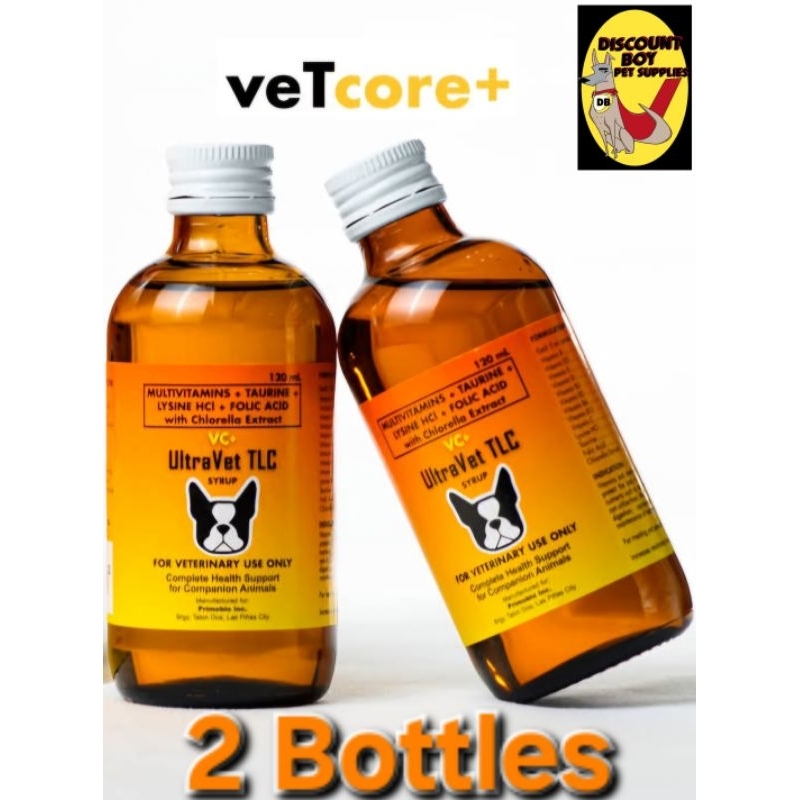 Vetcore+ Ultravet TLC Syrup 2 Bottles (120ml x 2) | Shopee Malaysia