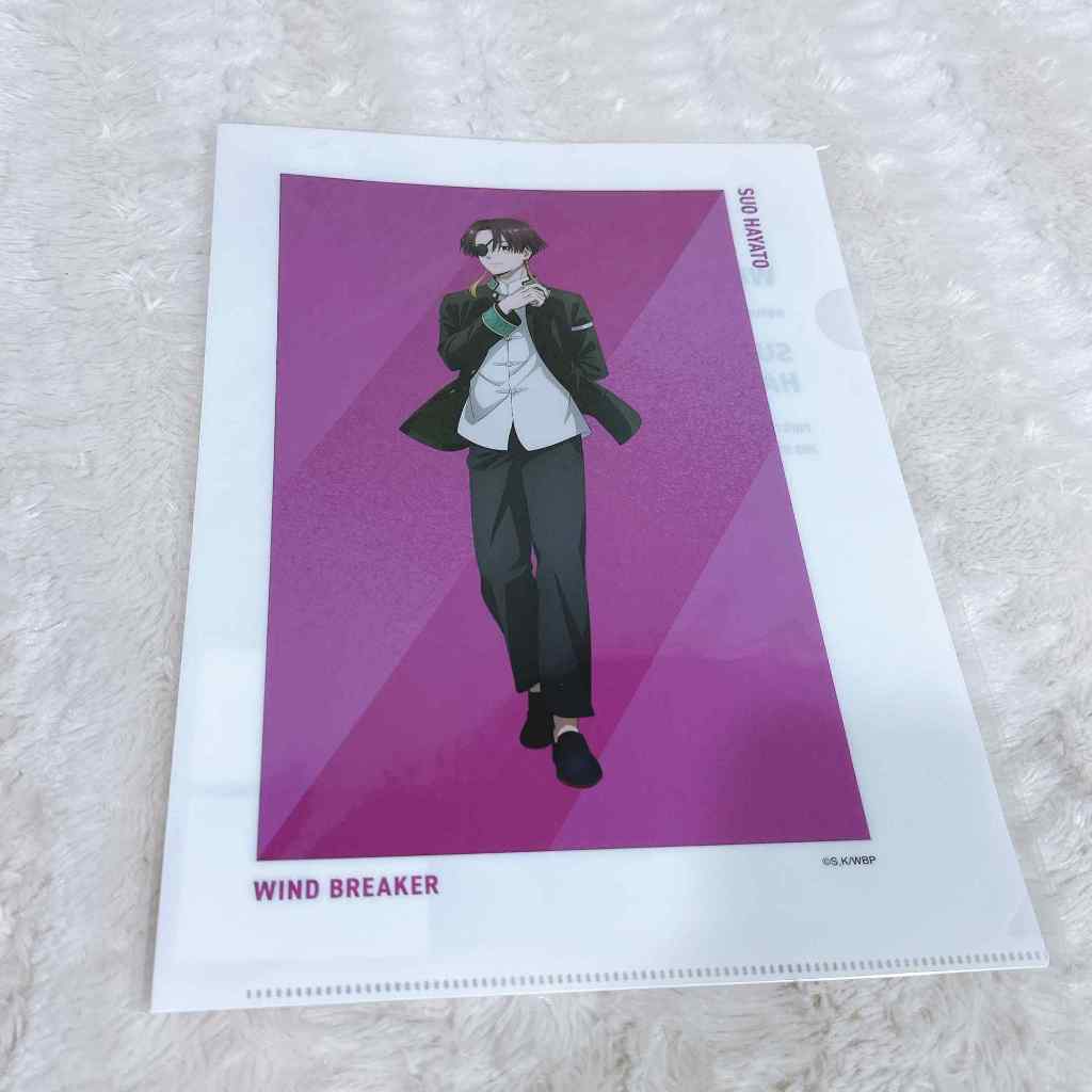 OFFICIAL Windbreaker Wind Breaker Suo Hayato Clear File | Shopee Malaysia