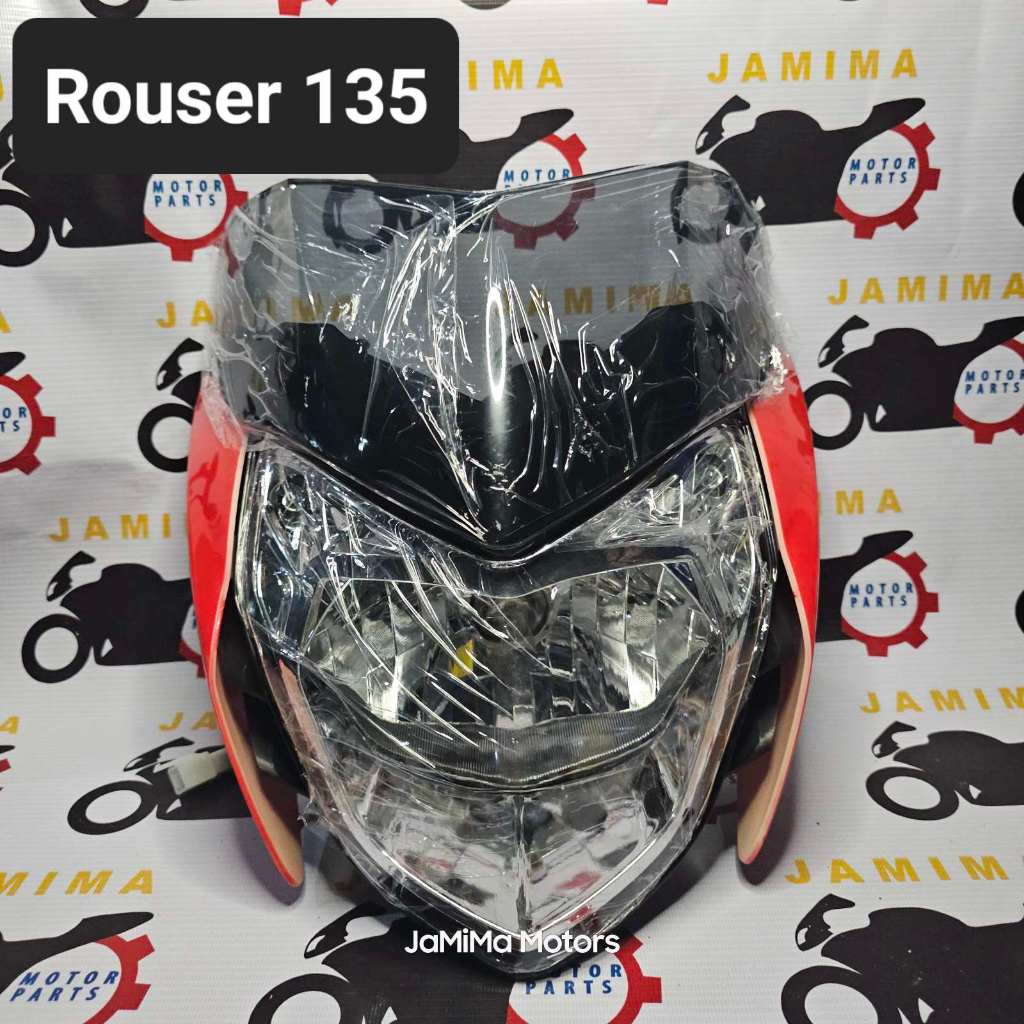 JMM HEADLIGHT ASSY W/COWLING ROUSER 135 RED (YSK) (1013) | Shopee Malaysia
