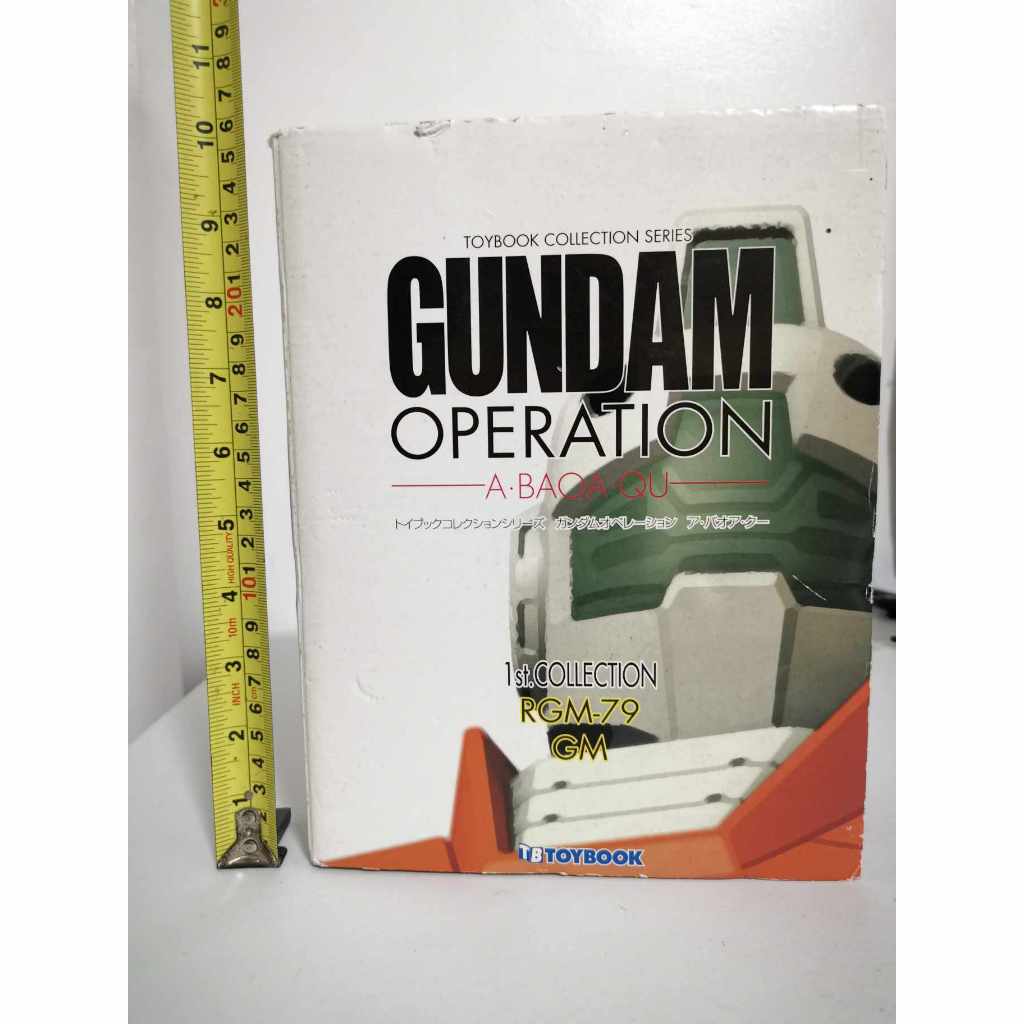 Gundam Operations RGM-79 GM book with figure and diorama | Shopee Malaysia