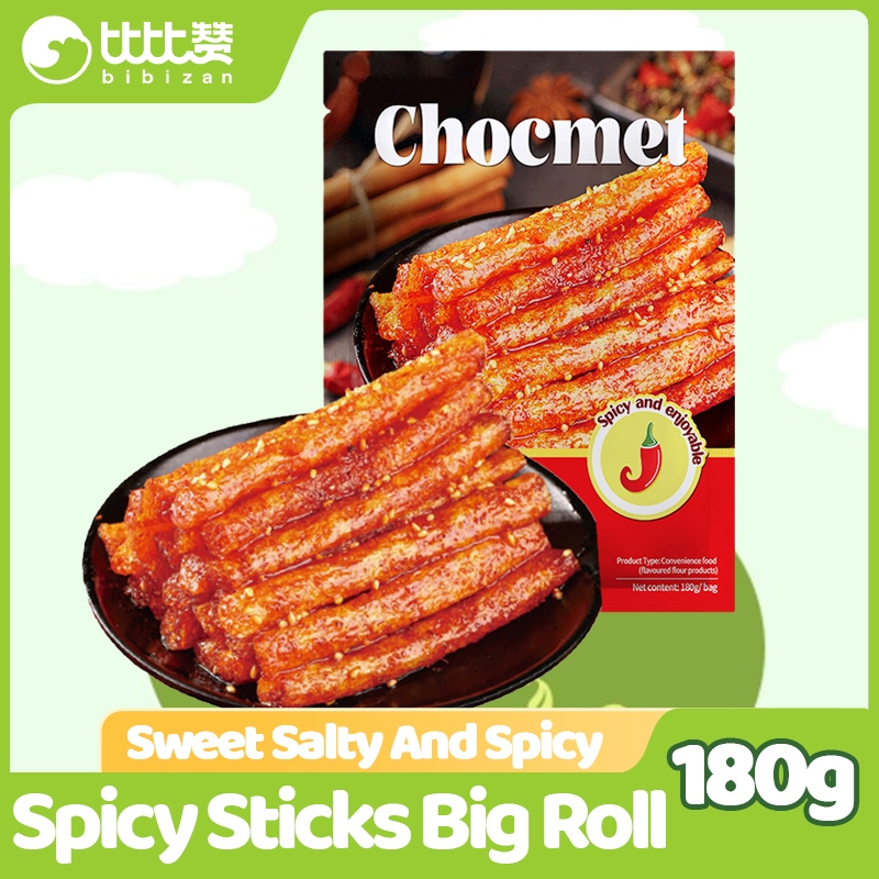CHOCMET 180g Latiao Spicy Sticks Big Roll Traditional Food Snacks ...