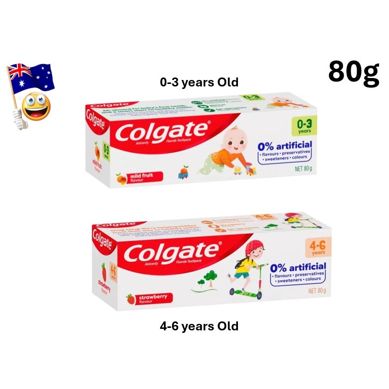 Colgate for Kids 80g ( 0-3 years , 4-6 years) | Shopee Malaysia