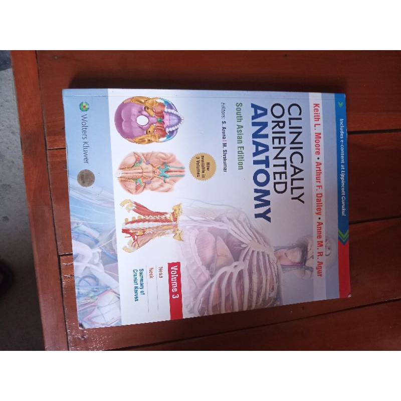 Clinically Oriented Anatomy Vol. 3 South Asian Edition by Moore/Dalley ...