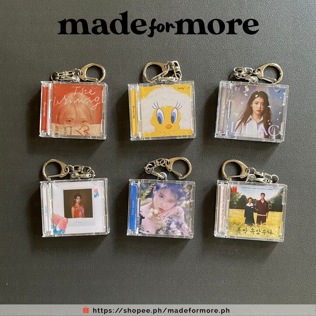 IU-inspired Acrylic Mini CD Keyring/Keychain (sMini) | Shopee Malaysia
