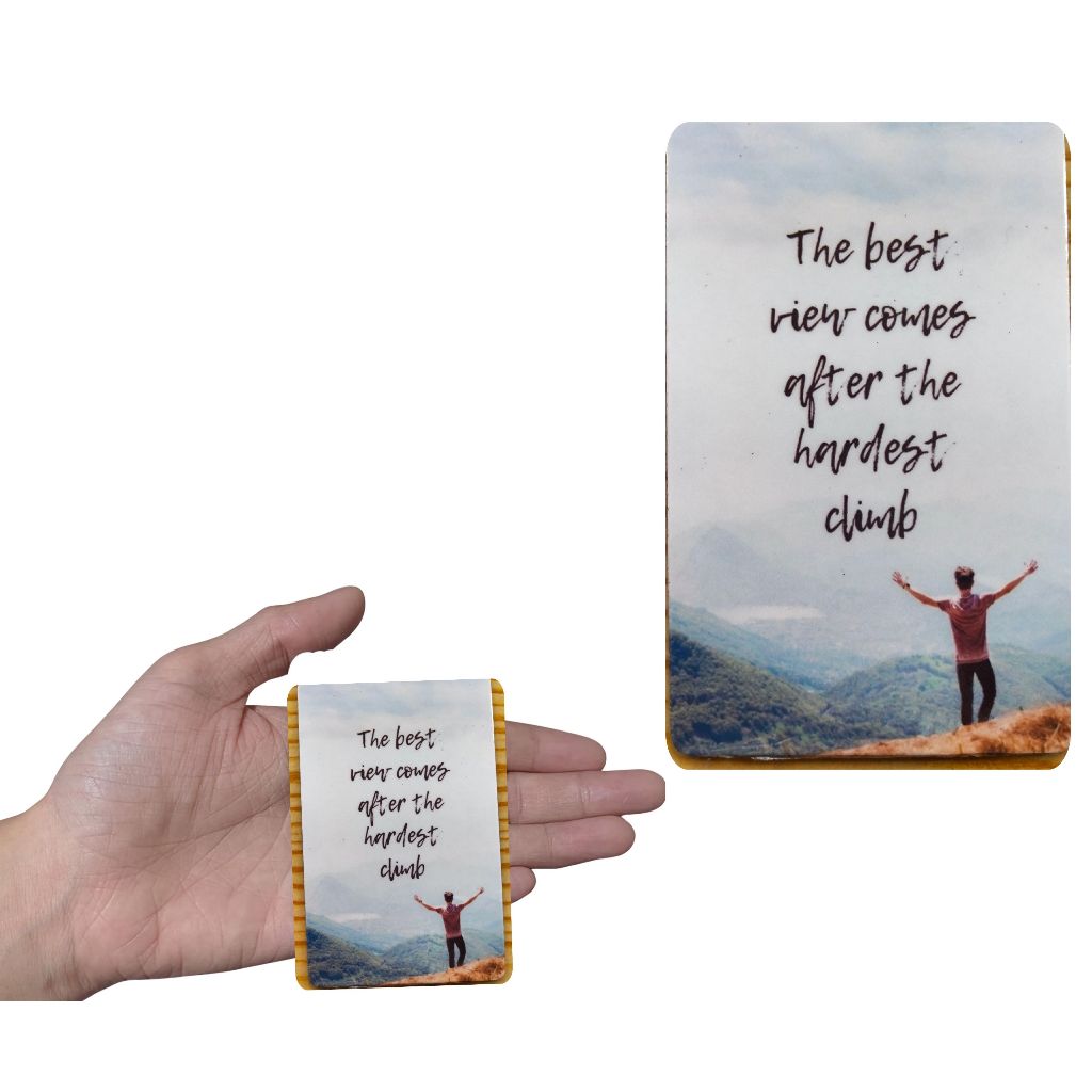 The Best Quotes Rubber Ref Magnet | Shopee Malaysia