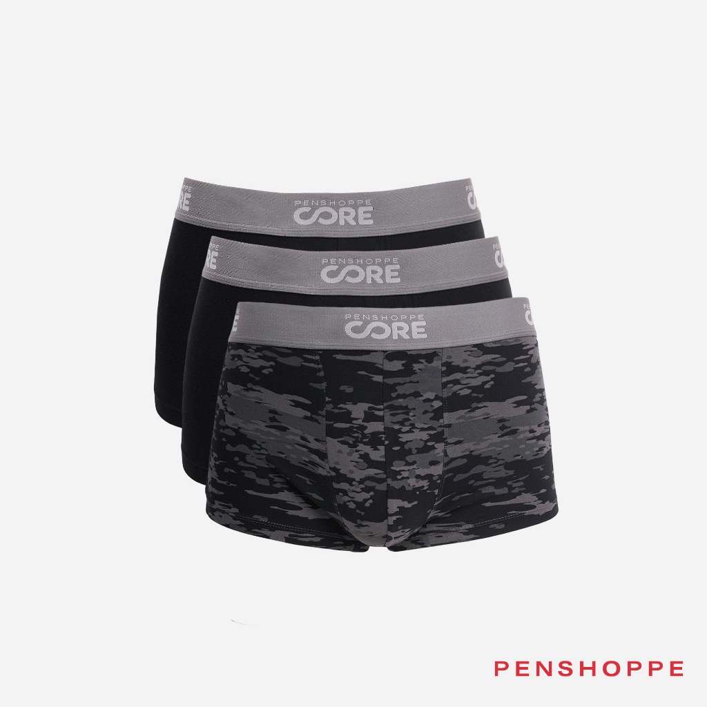 Penshoppe Core 3 In 1 Bundle Boxer Briefs For Men (Set A) | Shopee Malaysia