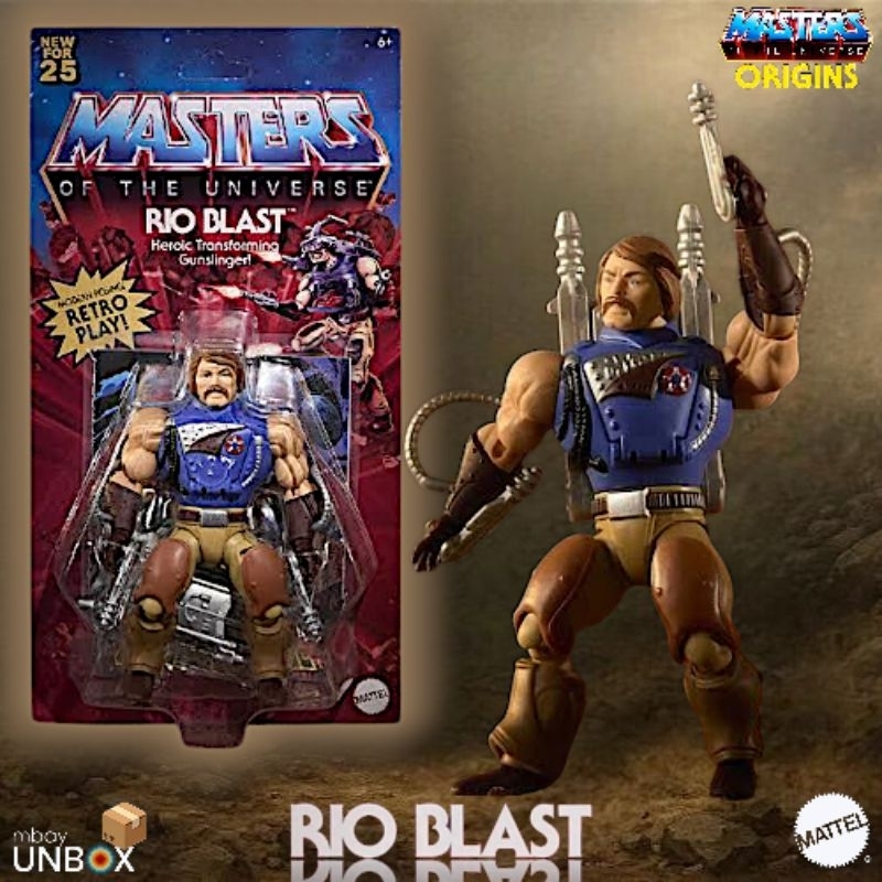 Masters of the Universe Origins RIO BLAST exclusive Mattel Creations ...
