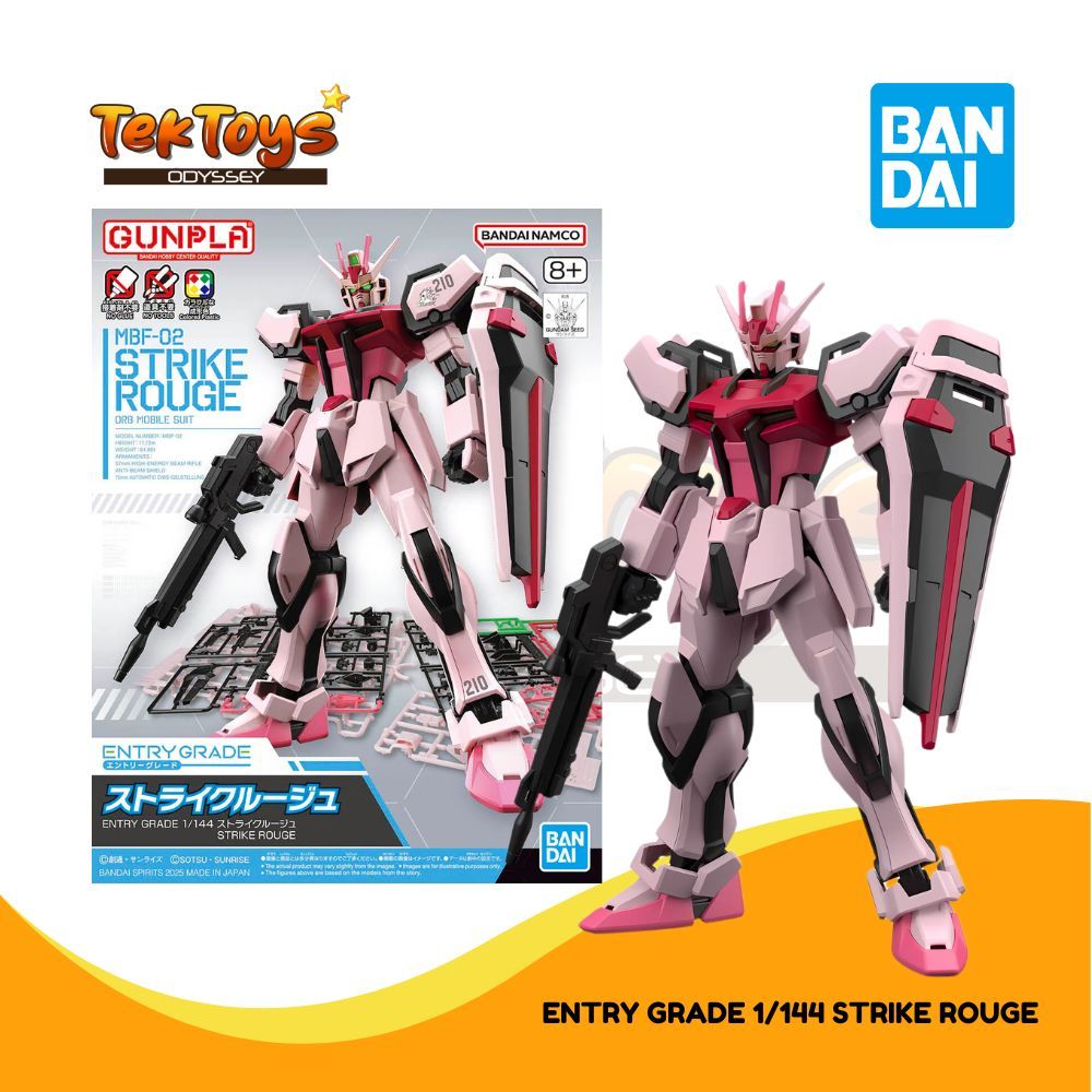 BANDAI NAMCO - GUNPLA ENTRY GRADE 1/144 STRIKE ROUGE GUNDAM | Shopee ...