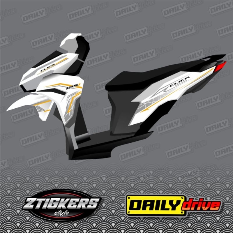 HONDA CLICK 125 NEW LATEST DECALS DESIGN | Shopee Malaysia