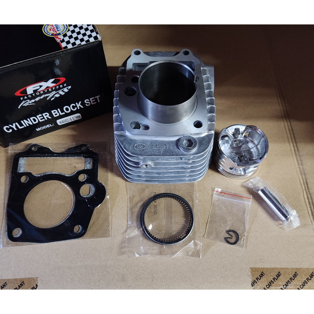 Cylinder Block Kit for Honda Wave 125 / Wave Gilas 125 / XRM125 (Carb ...