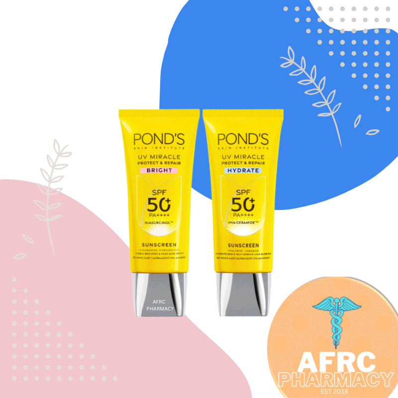 Ponds UV Miracle Bright and Hydrate Sunscreen SPF 50+ PA++++ 30G ...