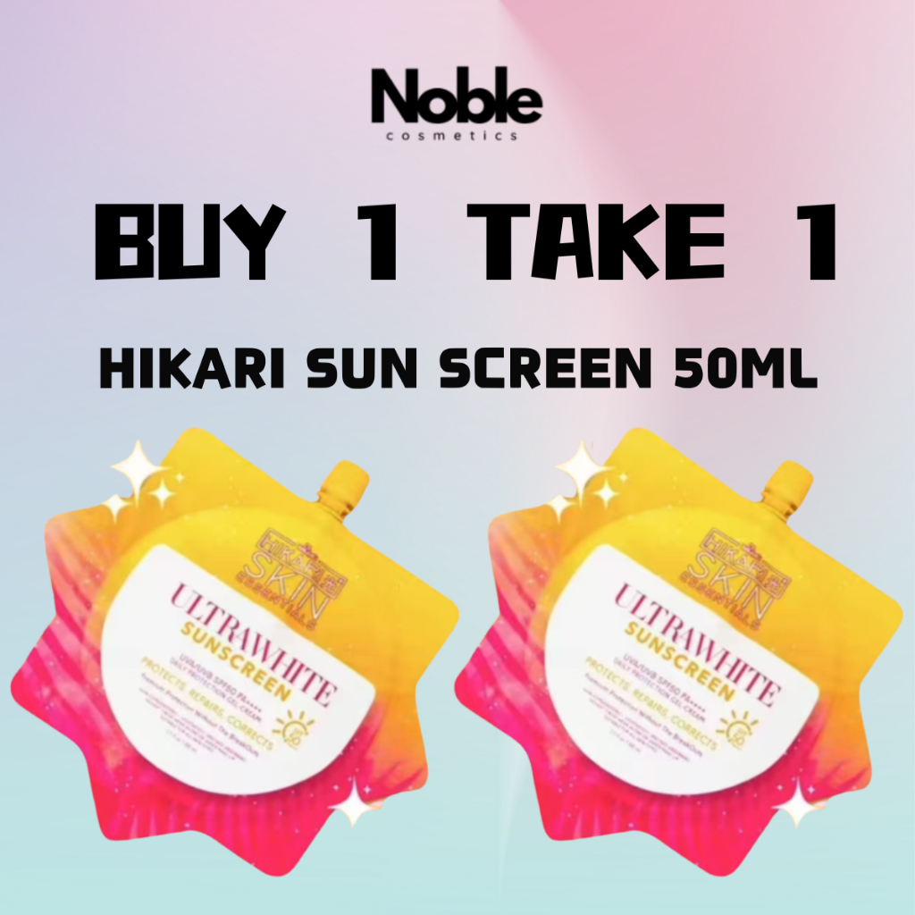 50ML HIKARI Sunblock Sunscreen Waterproof Sweat-Resistant with UVA/UVB ...