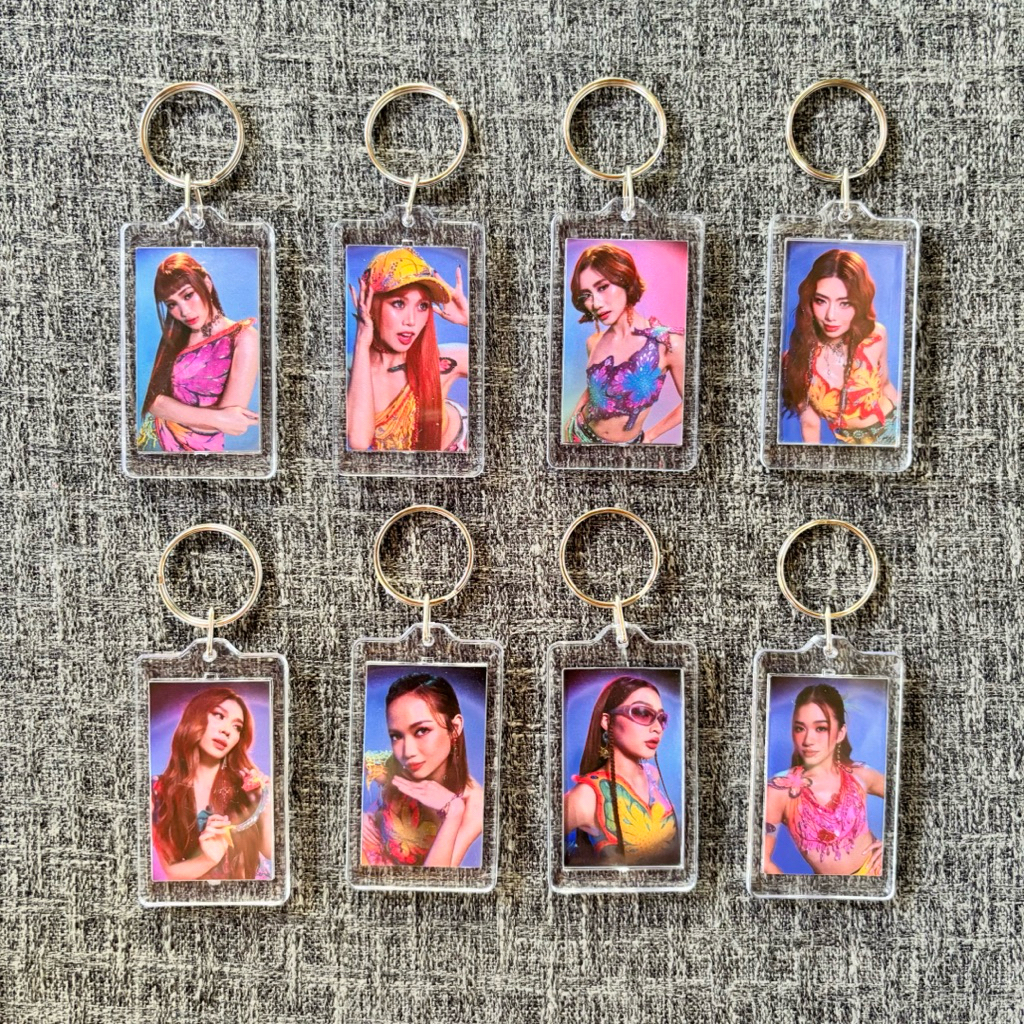 BINI Acrylic Keychain (Mikha Maloi Gwen Stacey Jhoanna Aiah Colet ...