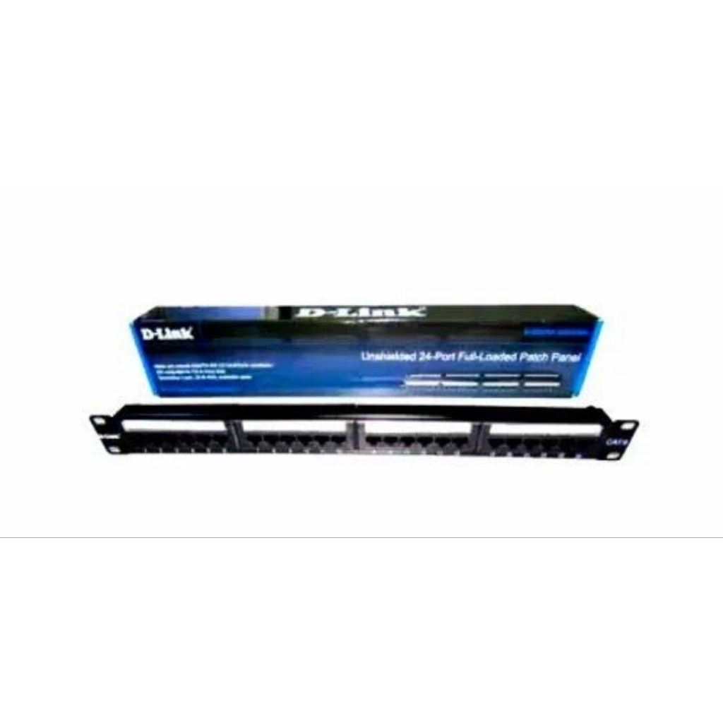 D-Link Unshielded 24-port Full Loaded Patch Panel | Shopee Malaysia