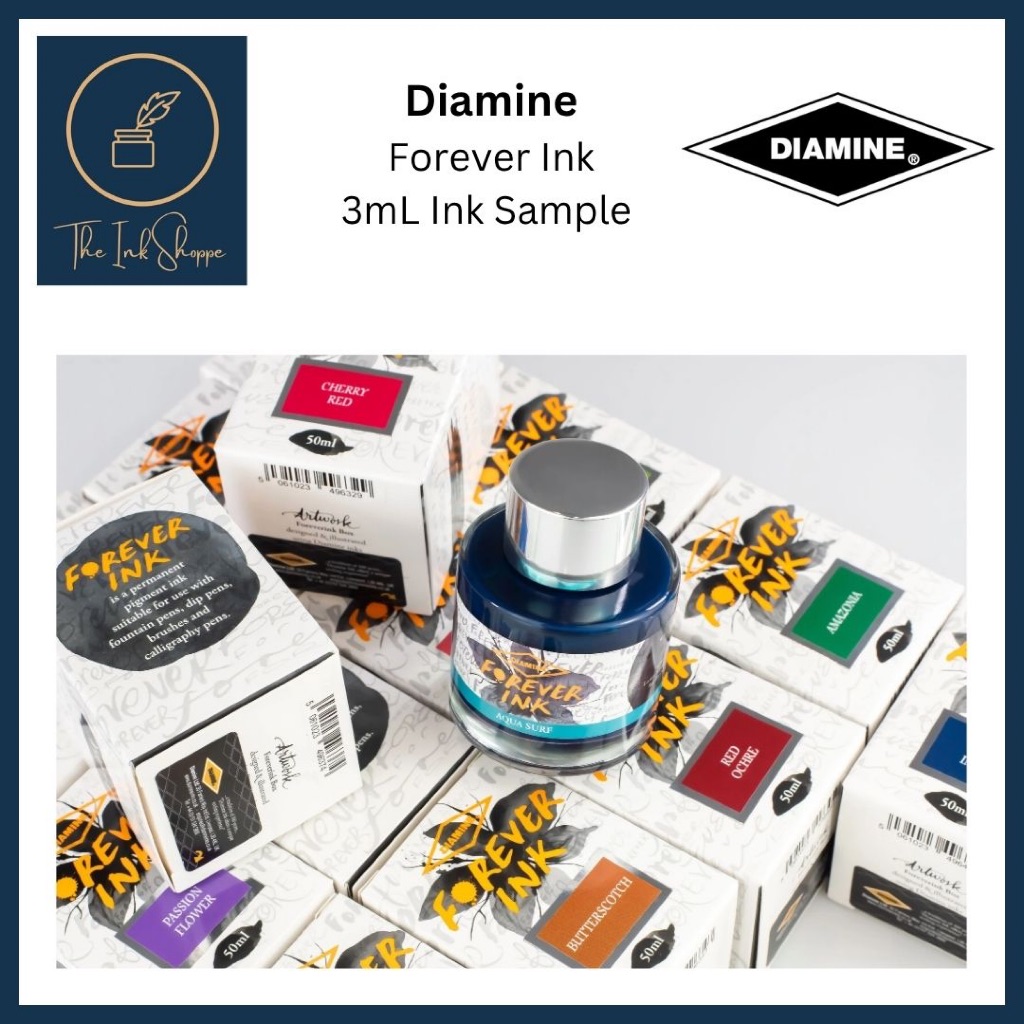 Diamine Forever Fountain Pen Ink Sample (3mL) | Shopee Malaysia