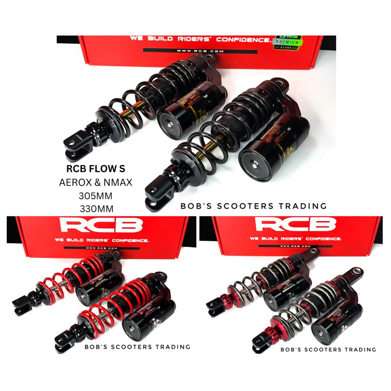 RCB FLOW S DUAL SHOCK AEROX / NMAX (305MM) (330MM) PLUG & PLAY | Shopee ...