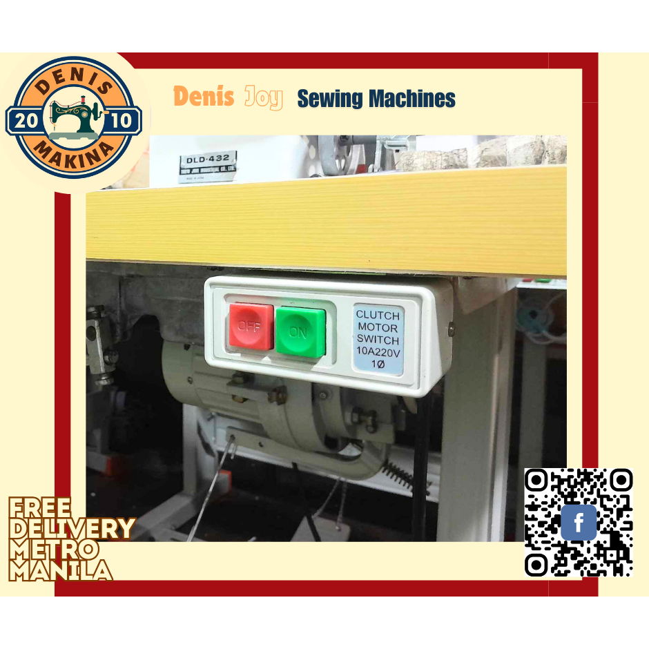 PUSH BUTTON SWITCH FOR INDUSTRIAL SEWING MACHINE (BRAND NEW) | Shopee ...