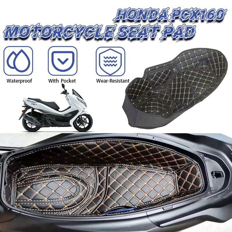 HONDA PCX160 Motorcycle Seat Cover Waterproof Seat Compartment Cover ...