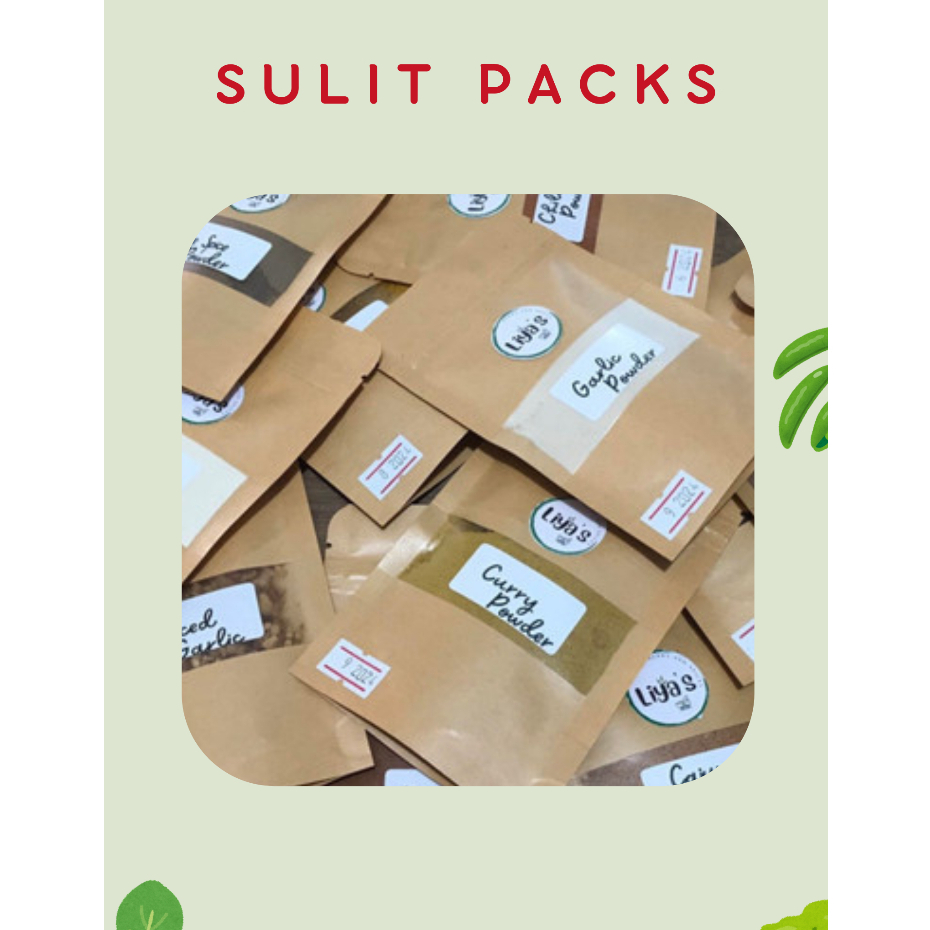 Herbs and Spices Sulit Pack in Resealable Pouches 20g/15g | Shopee Malaysia