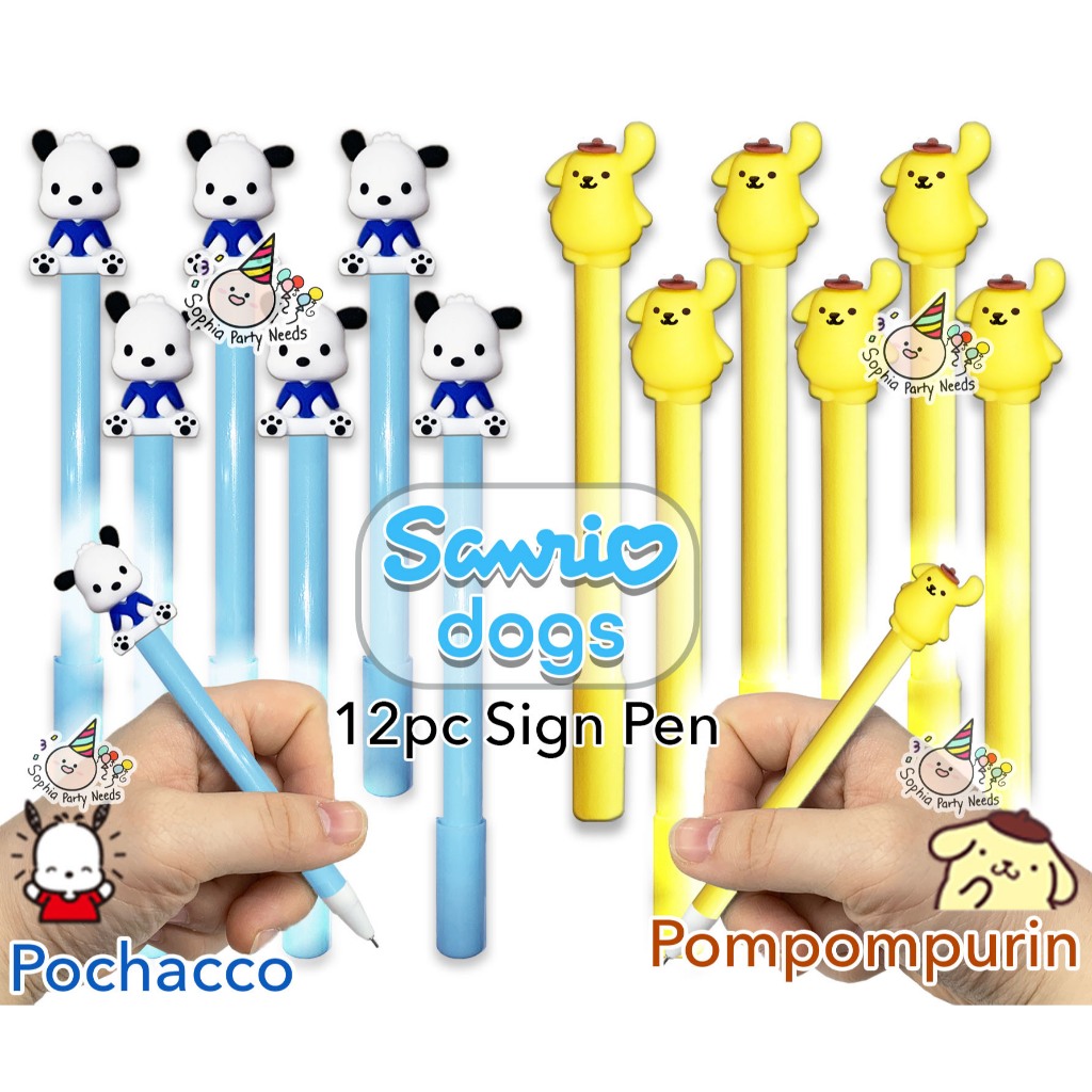 SignPen Pochacco + Pompompurin Ball Pen for Prize to Use for School ...