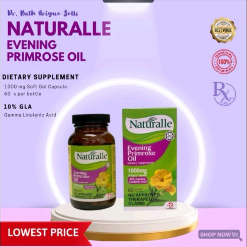 NATURALLE EVENING PRIMROSE OIL 1000mg x 60's | Shopee Malaysia