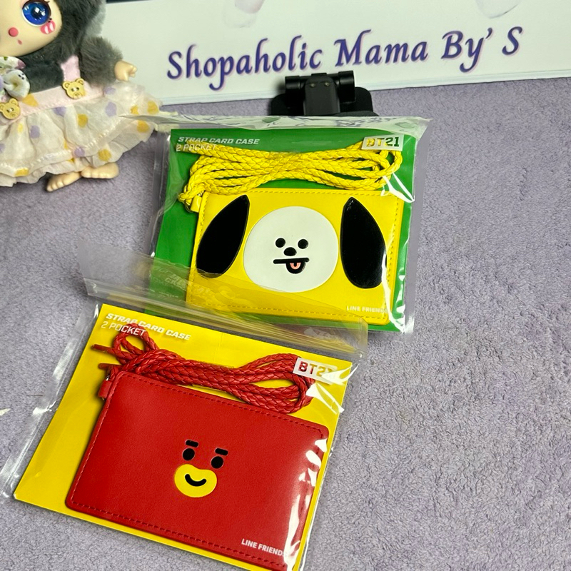 BT21 Card wallet with strap [Official] | Shopee Malaysia