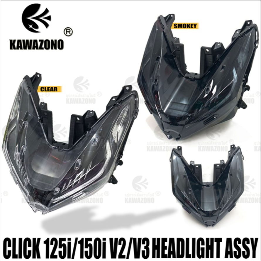Honda Click V2 Headlight Assembly / Assy(Click 125i & 150i) – Plug and ...