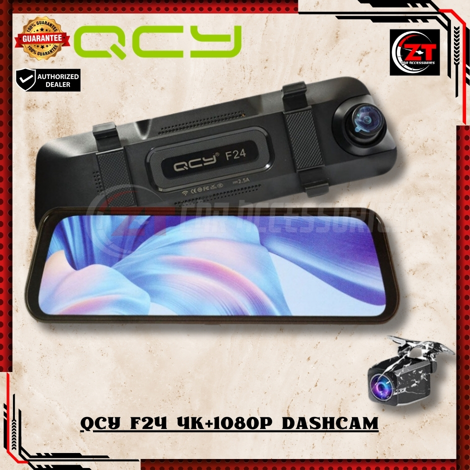 QCY F24 DASH CAM 4K ULTRA HD BSD | Shopee Malaysia