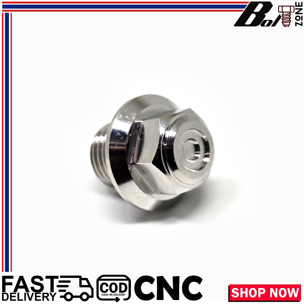 SC SIAM CONCAVE CNC GEAR OIL COVER BOLT GEAR TYPE WAVE / XRM / RS ...