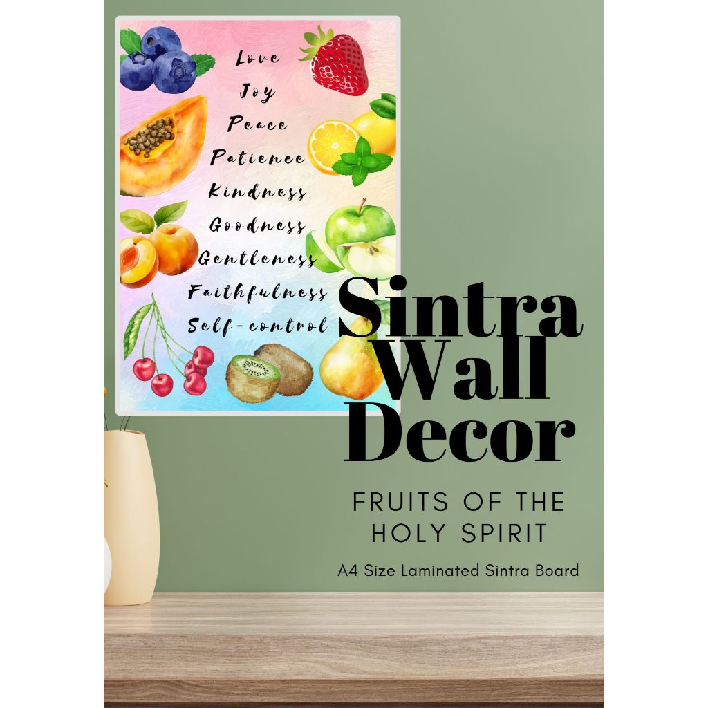 Sintra Wall Decor Fruit of the Holy Spirit A4 | Shopee Malaysia
