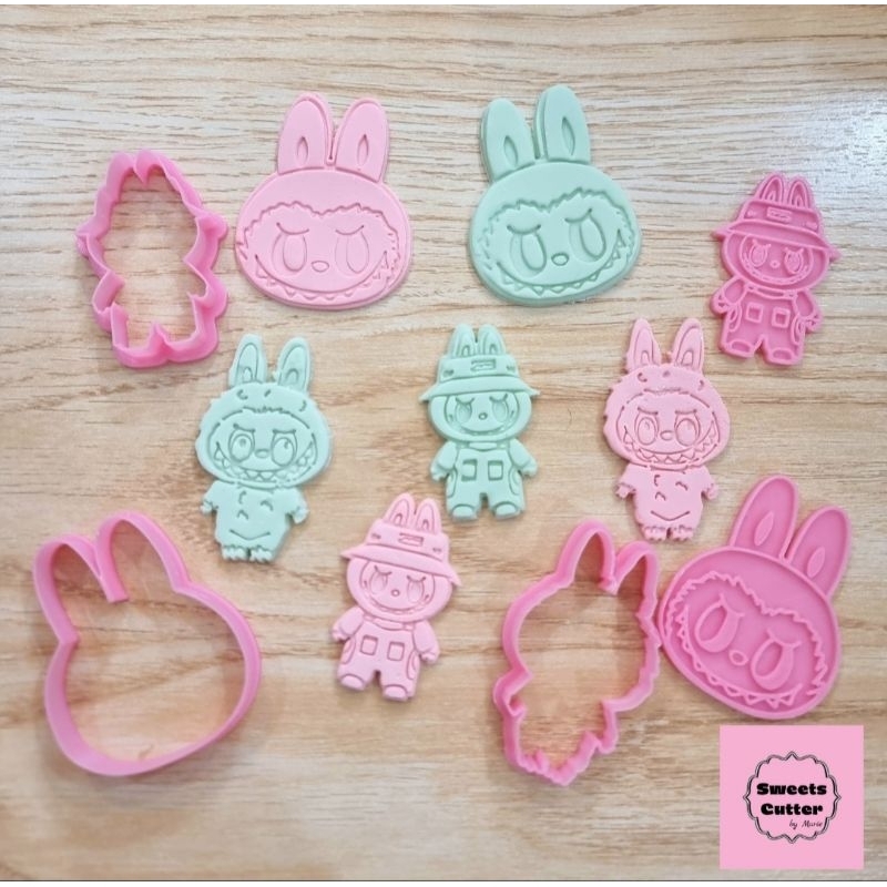 Labubu Fondant Space Molly Cry Baby Cutter Labubu Cookie Cutters ...